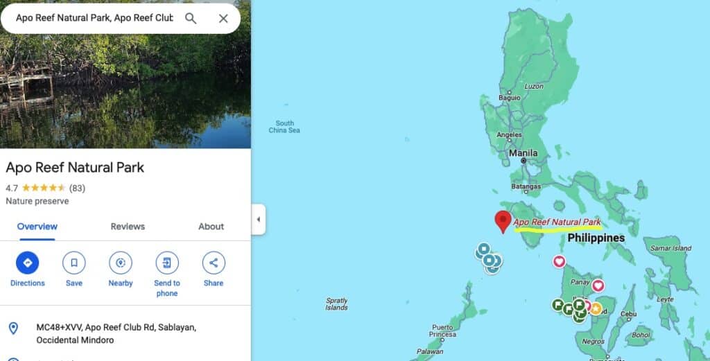 Apo Reef Natural Park - Luzon
