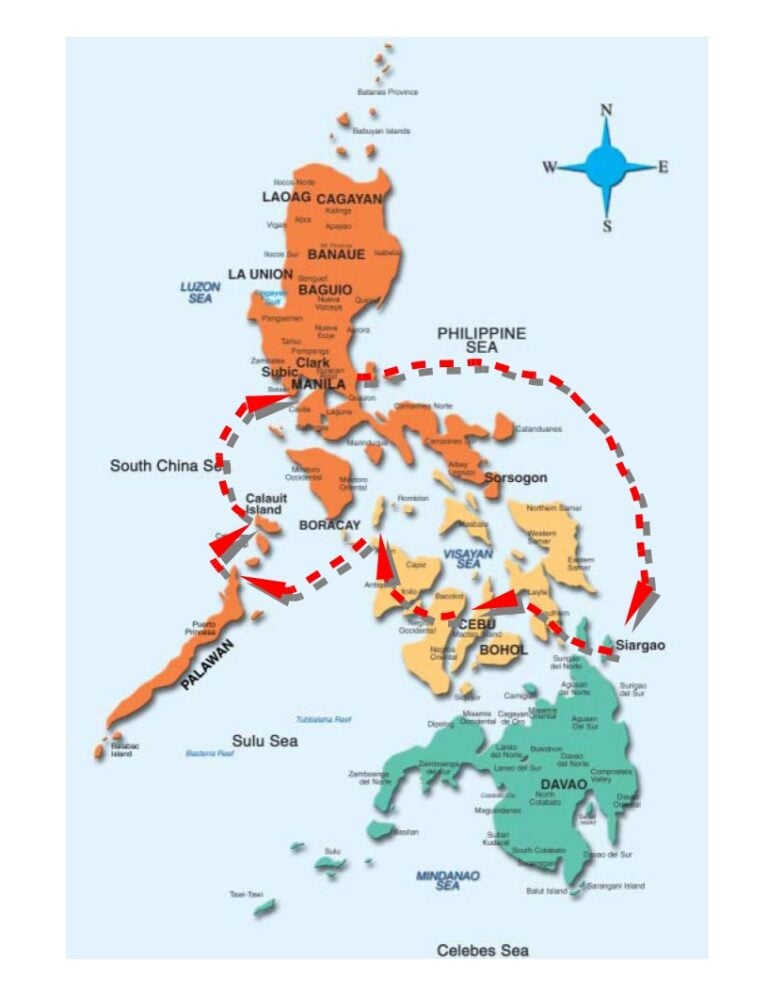 Siargao > Boracay > El Nido > Coron - Travel Holidays Vacations